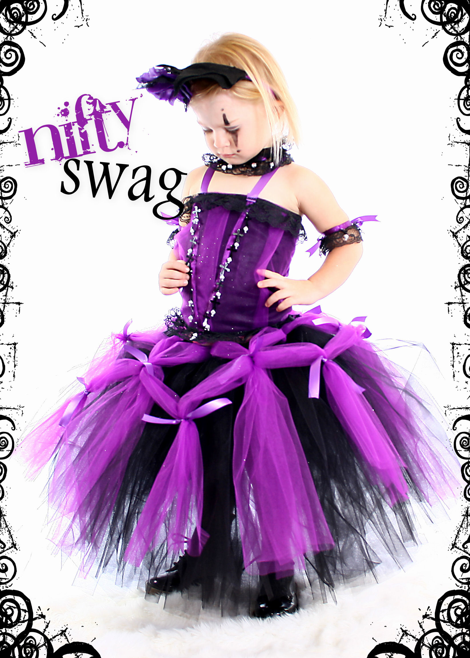Boutique Vampiress Vampire Princess Corset Tutu Costume on Luulla