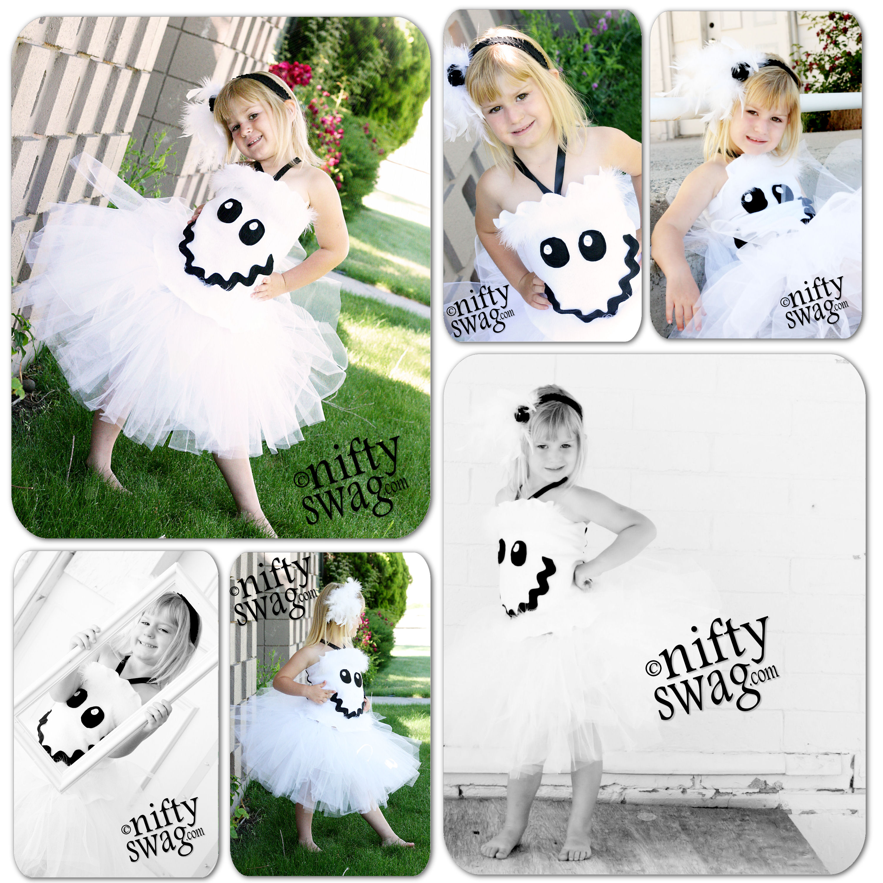 Boutique Ghost Corset Tutu Halloween Costume on Luulla
